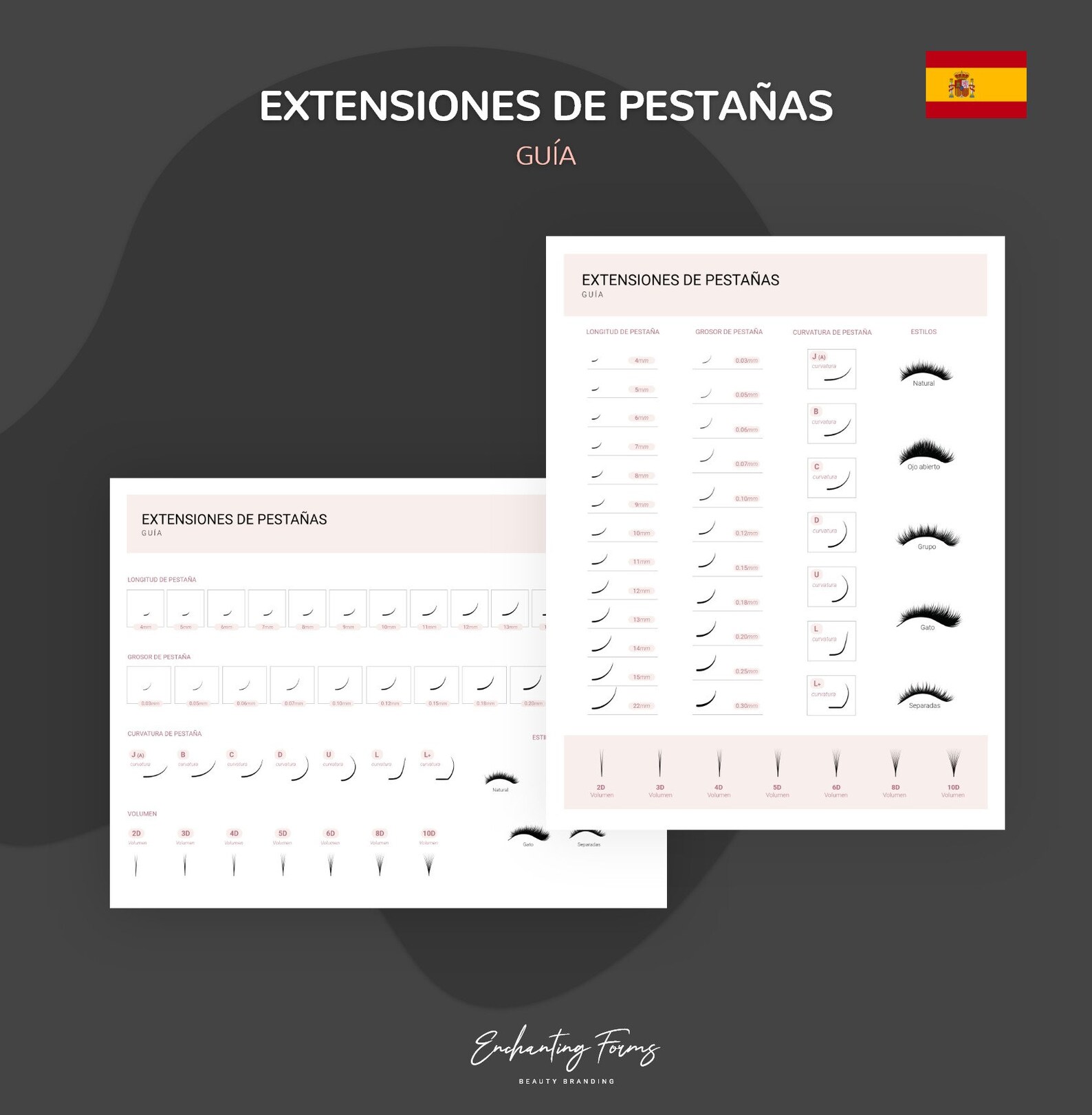 SPANISH ESPAÑOL Lash Extension Consultation Forms Client | Etsy