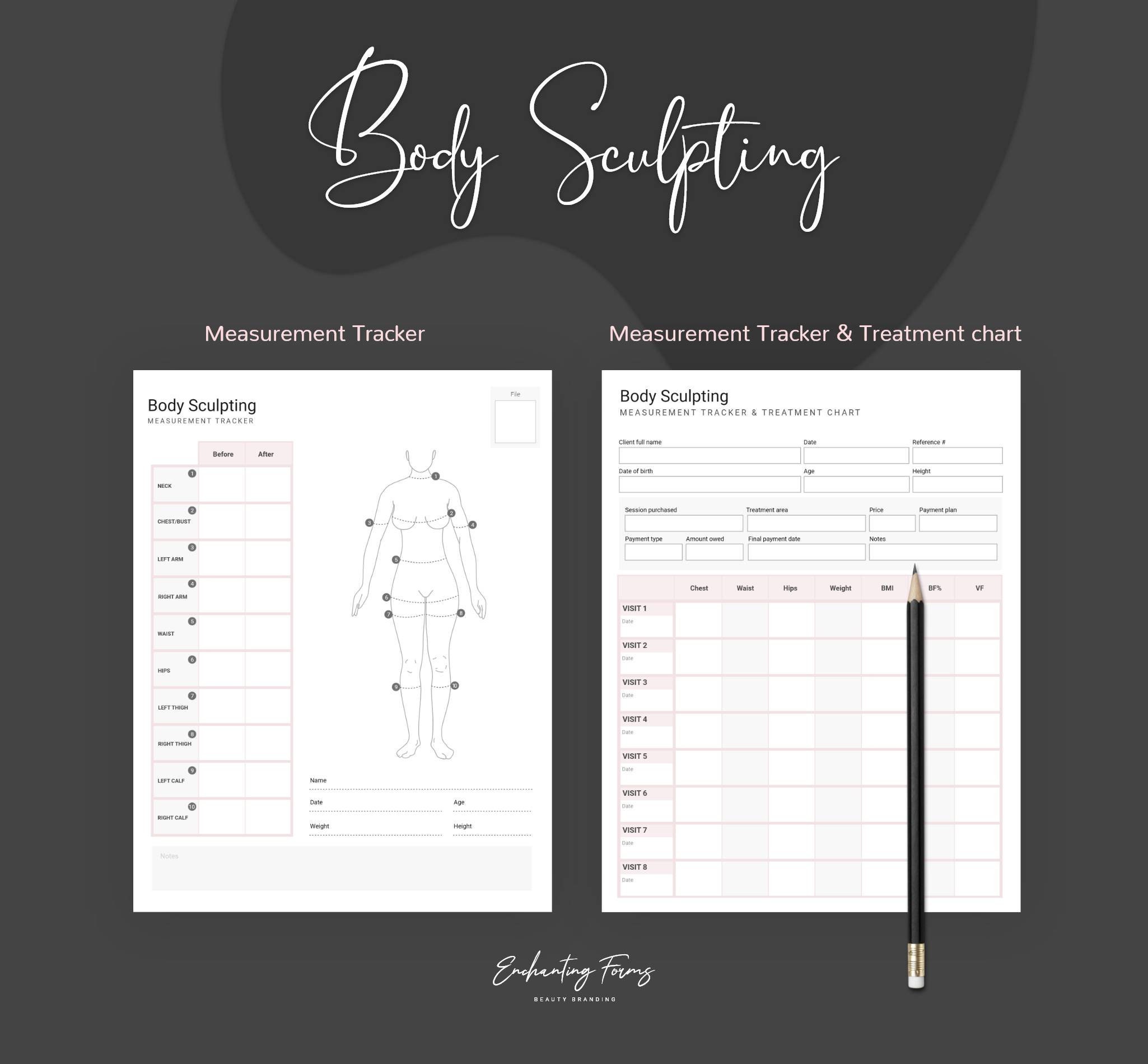 Body Sculpting Consultation & Intake Forms Body Contouring - Etsy UK