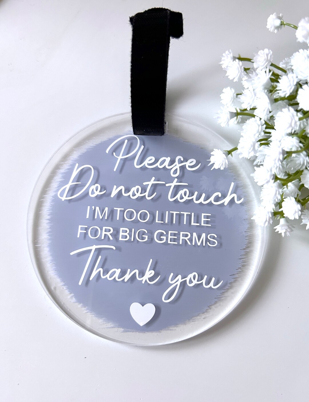 Please Do Not Touch Pram Sign, Do Not Touch Baby Sign, Car Seat Sign ...