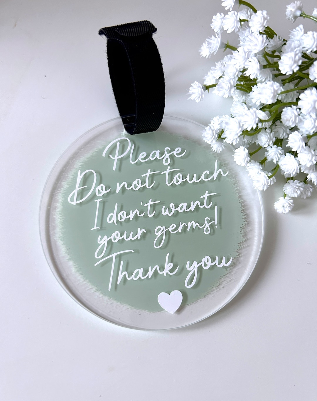 Please Do Not Touch Pram Sign, Do Not Touch Baby Sign, Car Seat Sign ...