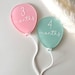 Balloon Monthly Milestones, One Month Old, 2 Months Old, 12 Discs - Etsy UK