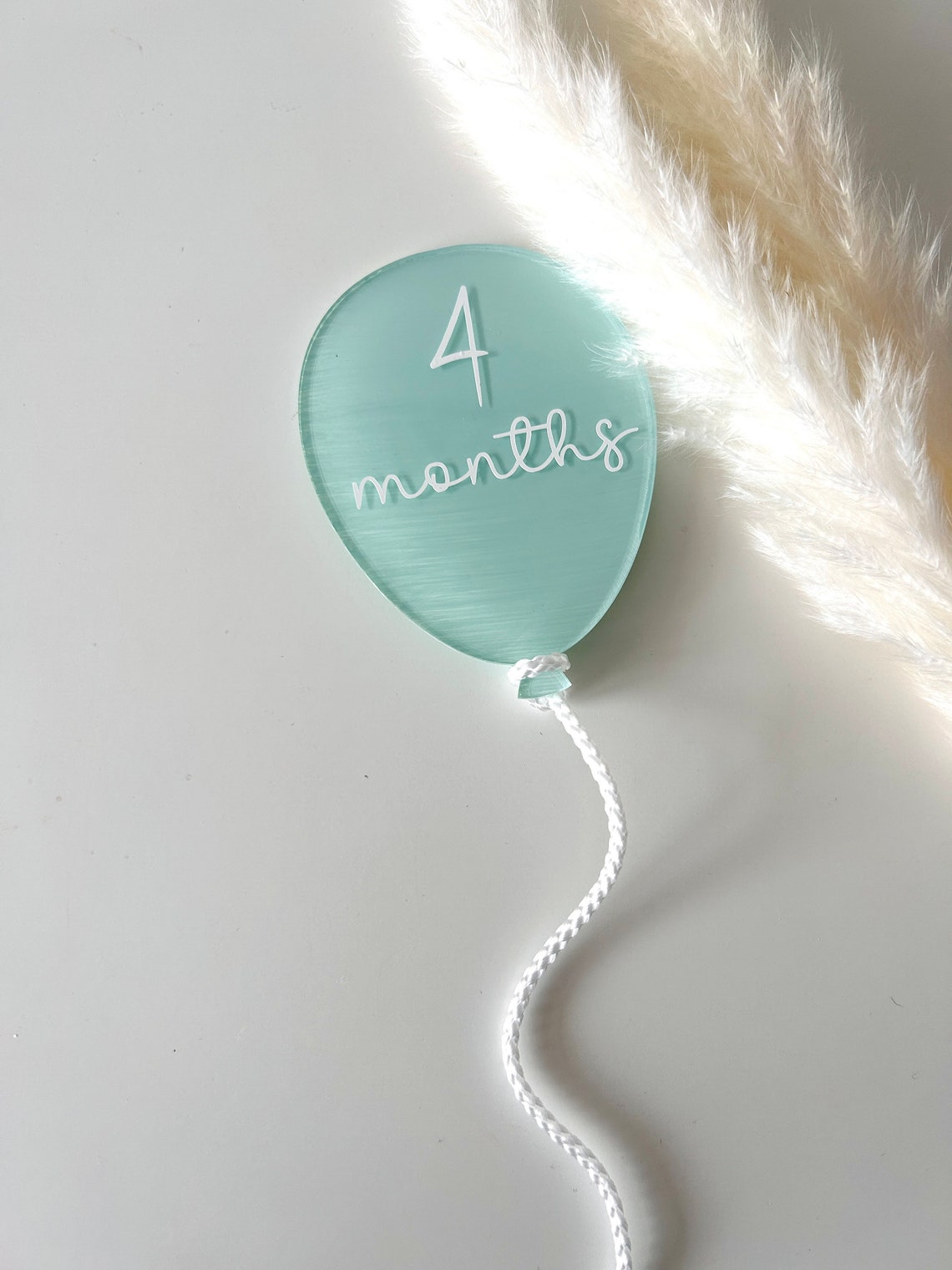 Balloon Monthly Milestones One Month Old 2 Months Old 12 - Etsy UK