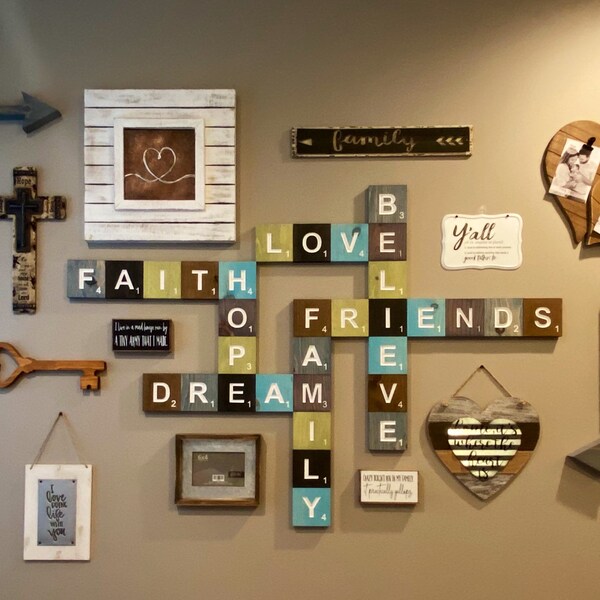 Large Scrabble Tiles - Etsy