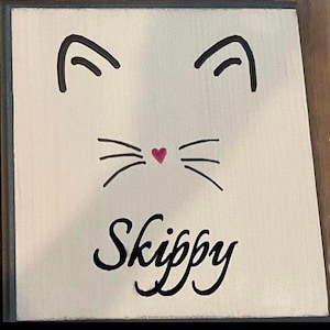 Personalized Cat Sign - Etsy
