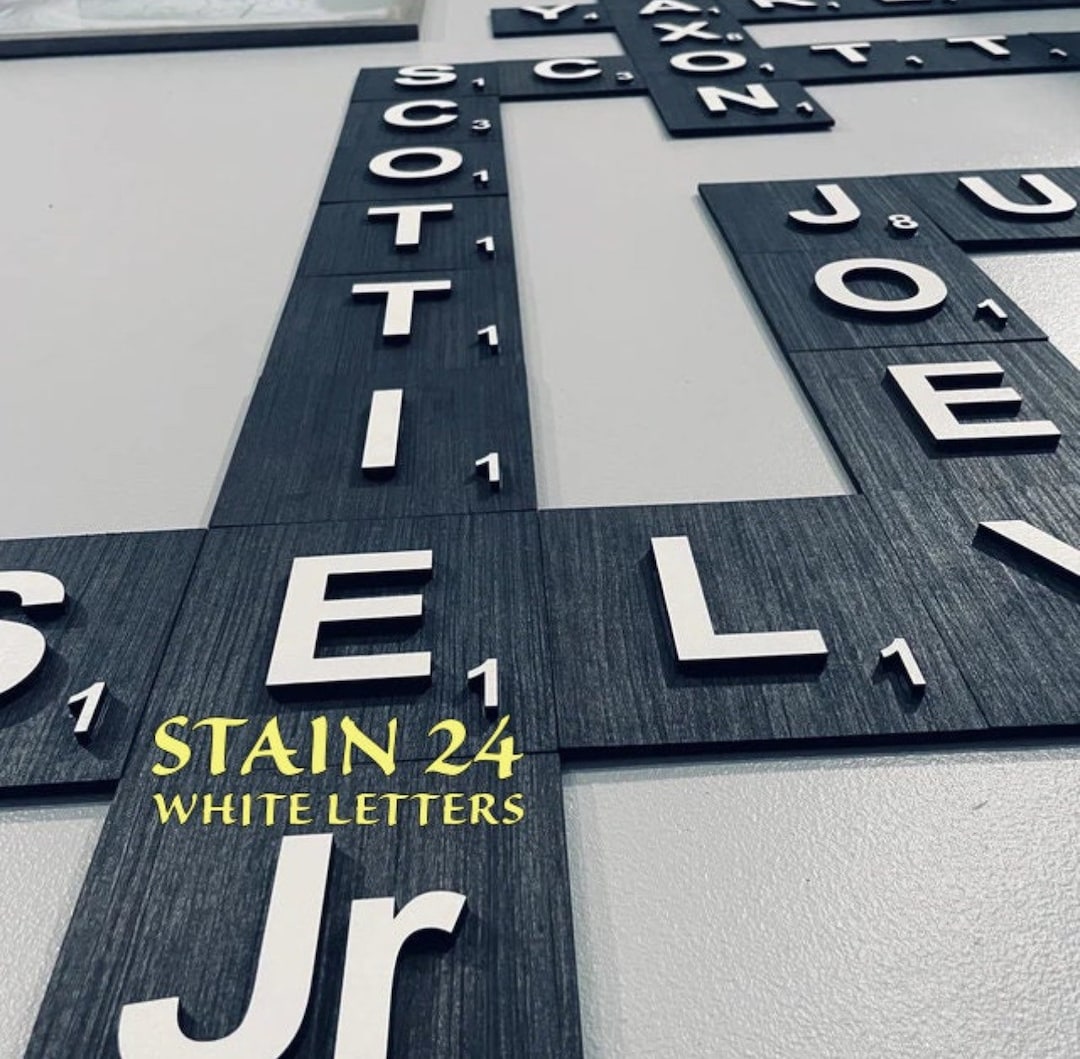 3D Scrabble Wall Tiles, Scrabble Wall Letters, Scrabble, Family ...