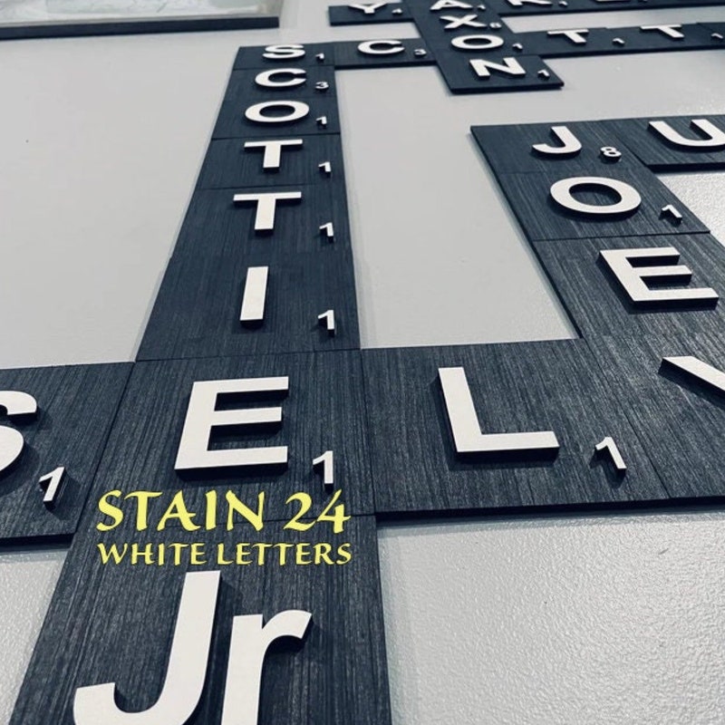 Scrabble Name Sign - Etsy