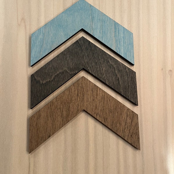 Chevron Wall Art - Etsy