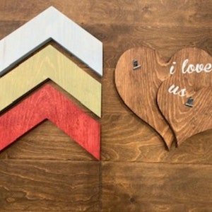 Chevrons, Multi Color Wall Decor, Gallery Wall Decor, Solid Chevron, - Etsy