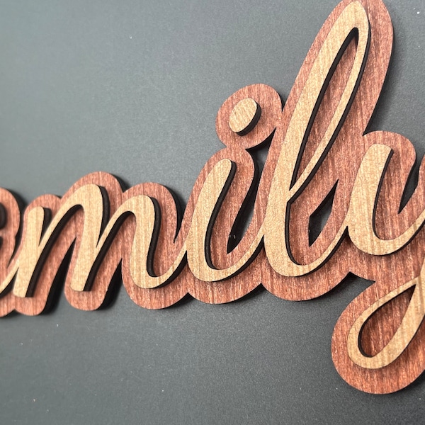 Large Cursive Sign - Etsy