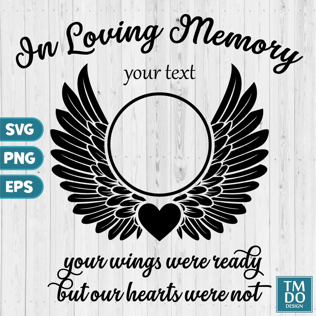 In Loving Memory SVG, Memorial Svg, Rest in Peace Svg, Rip Svg, in ...
