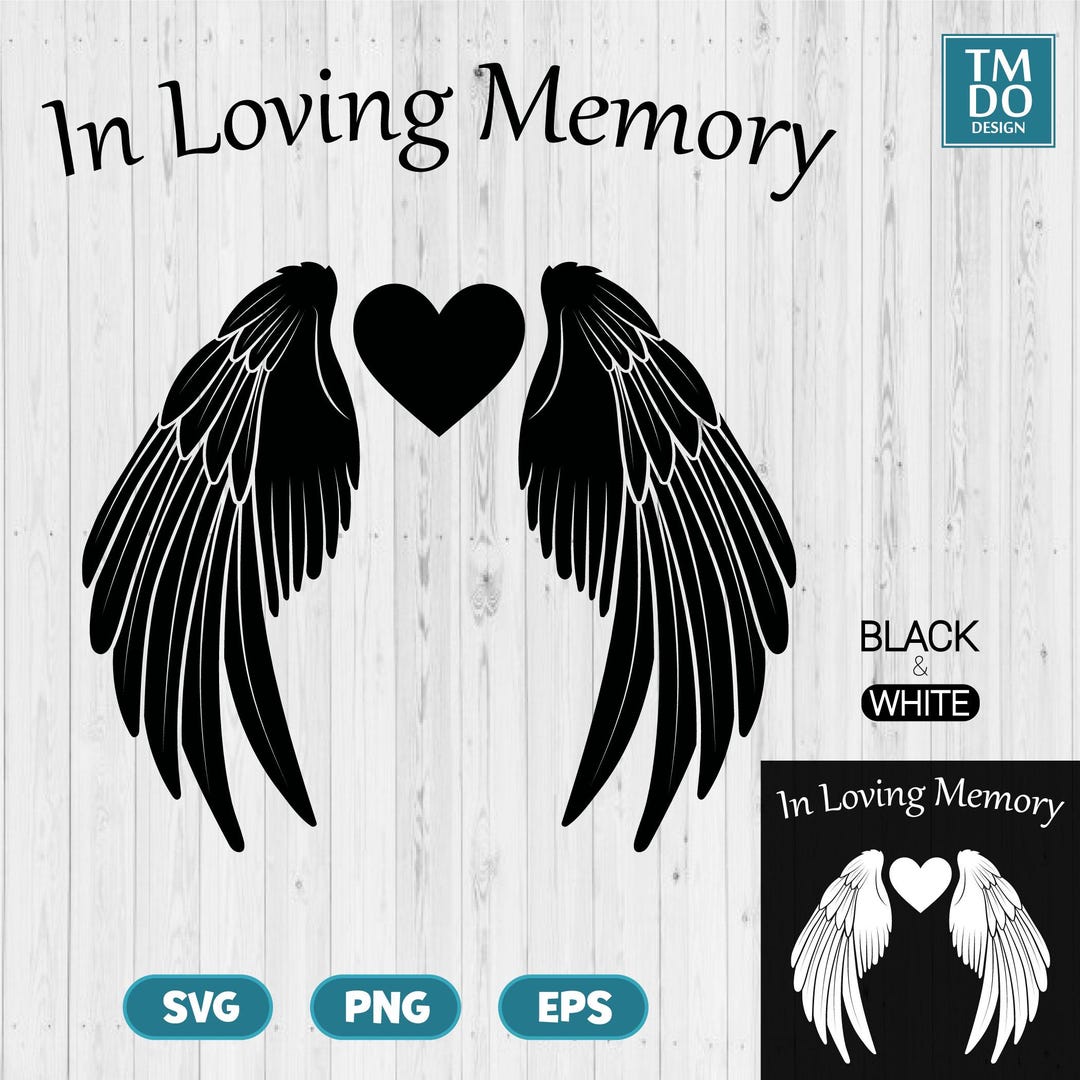 In Loving Memory SVG, Memorial Svg, Rest in Peace Svg, Rip Svg, in ...