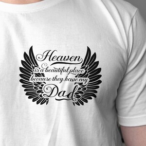 In Loving Memory of Daddy SVG, Dad is My Angel, Daddy Memorial SVG, RIP ...