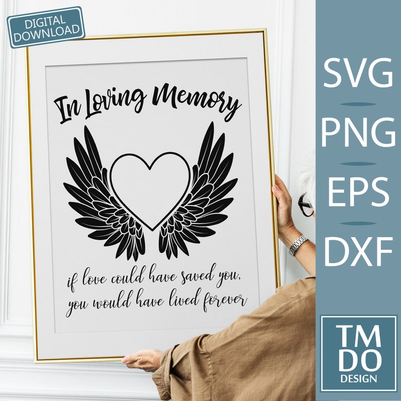 In Memory Svg - Etsy