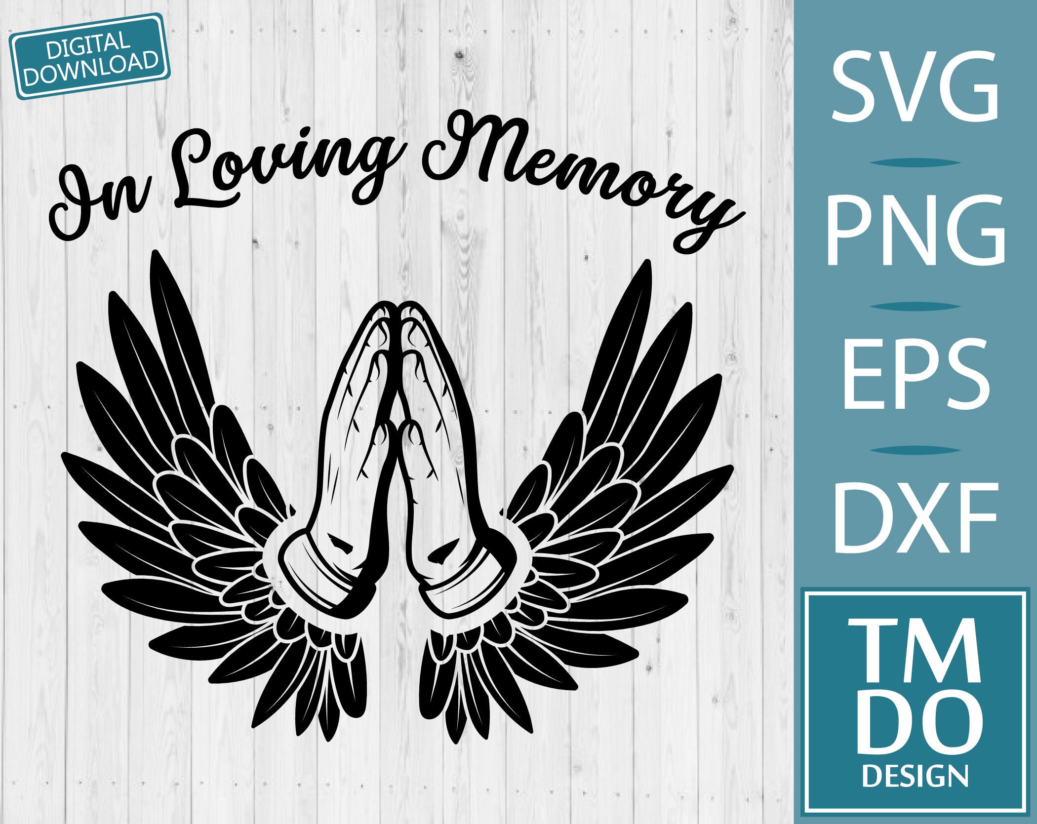 In Loving Memory SVG Instant Download Memorial SVG RIP Svg - Etsy UK