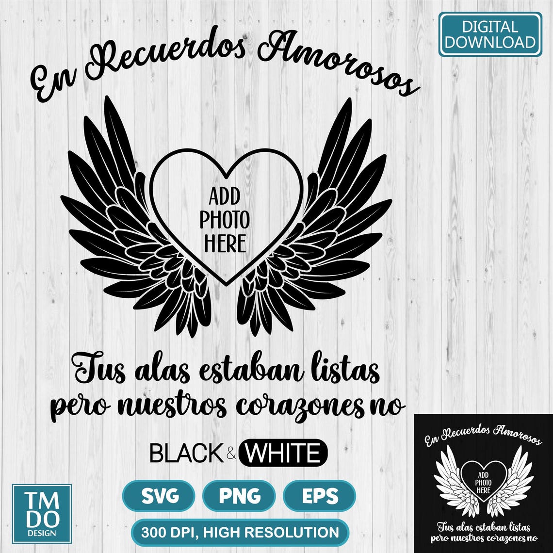 En Recuerdos Amorosos SVG, En Memoria Amorosa Svg, in Loving Memory Svg ...