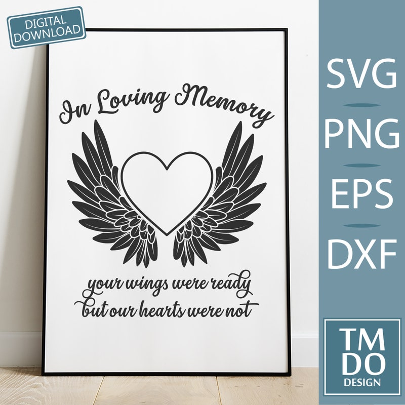 In Loving Memory Svg - Etsy