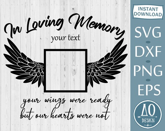 In Loving Memory SVG Memorial Svg Rest in Peace Svg Rip - Etsy