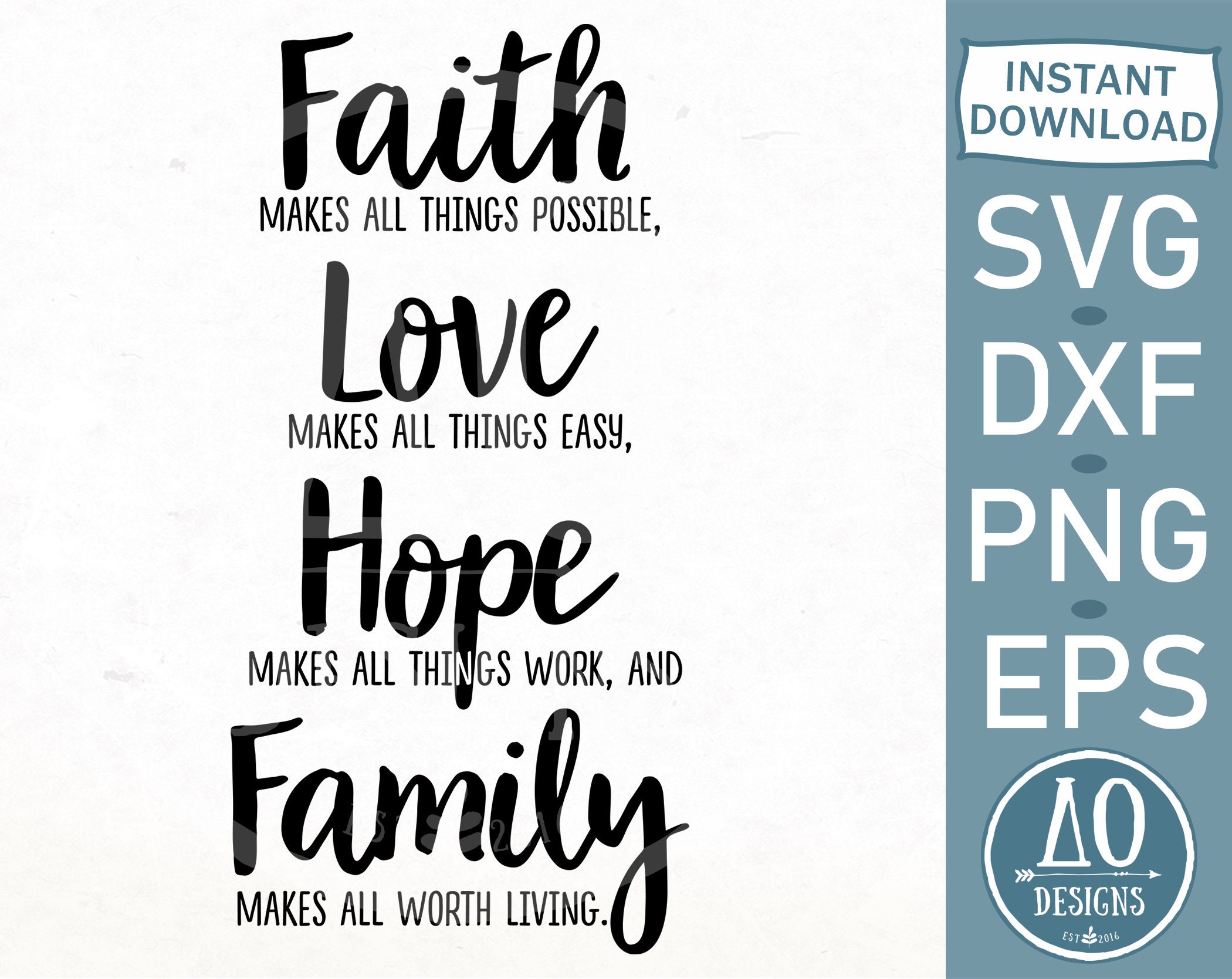 Faith Love Hope Family
