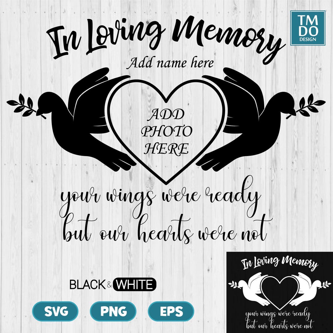 In Loving Memory Png, in Loving Memory SVG, Memorial PNG, in Memory of ...