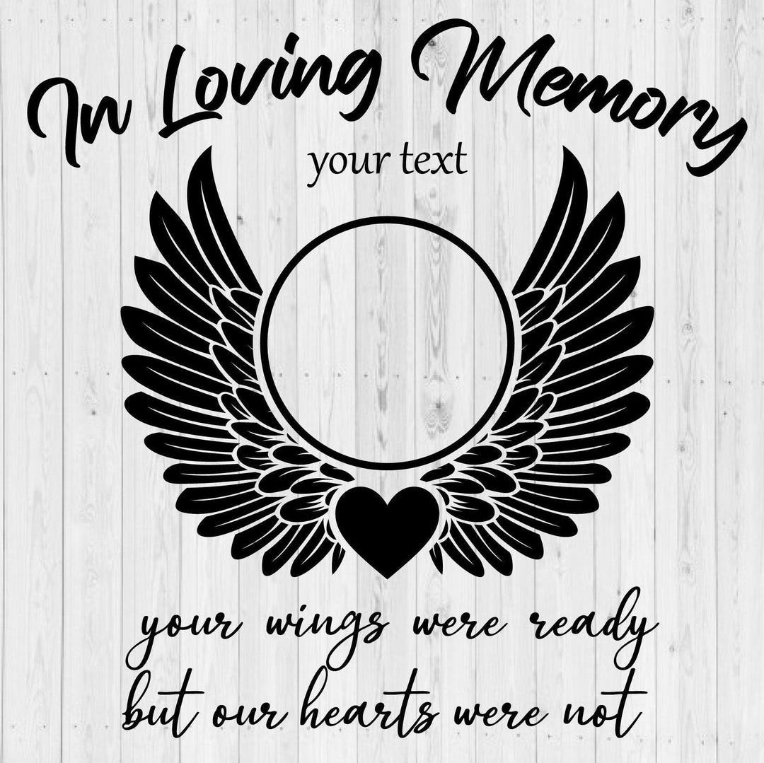 In Loving Memory SVG, Memorial Svg, Rest in Peace Svg, Rip Svg, in ...