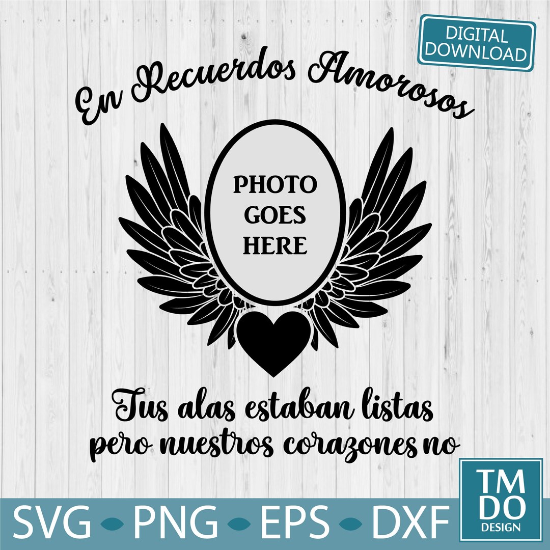 En Recuerdos Amorosos SVG, En Memoria Amorosa Svg, in Loving Memory Svg ...