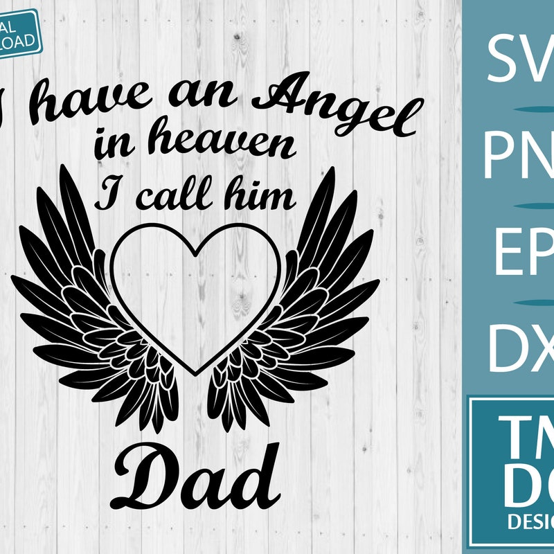 Dad Memorial Svg - Etsy