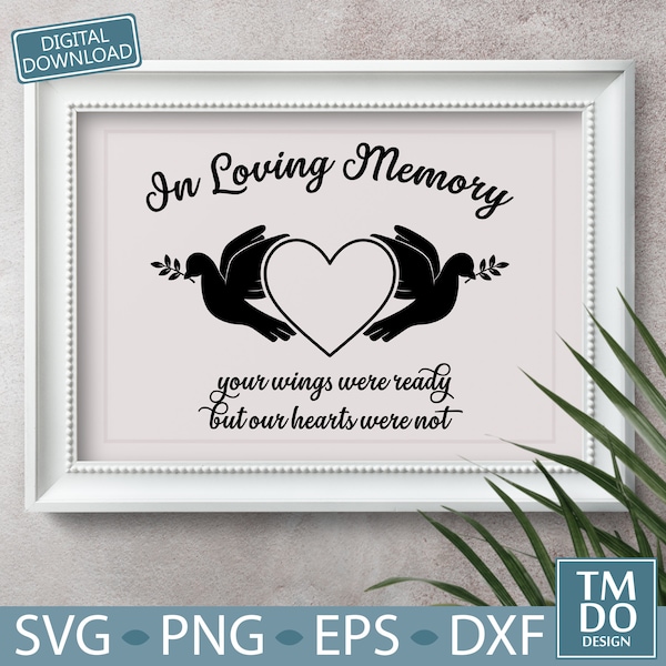 In Loving Memory Picture Frame - Etsy