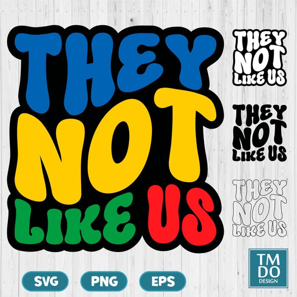 They Not Like Us Svg - Etsy