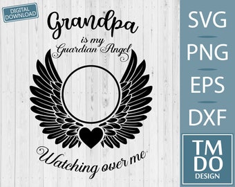 Grandpas Girl Solid Letter Version I Used to Be His Angel - Etsy