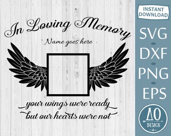 Loving Memory Svg | Etsy