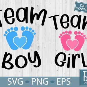 Baby Shower Svg, Baby Announcement, Team Boy SVG, Team Girl SVG, Keeper ...