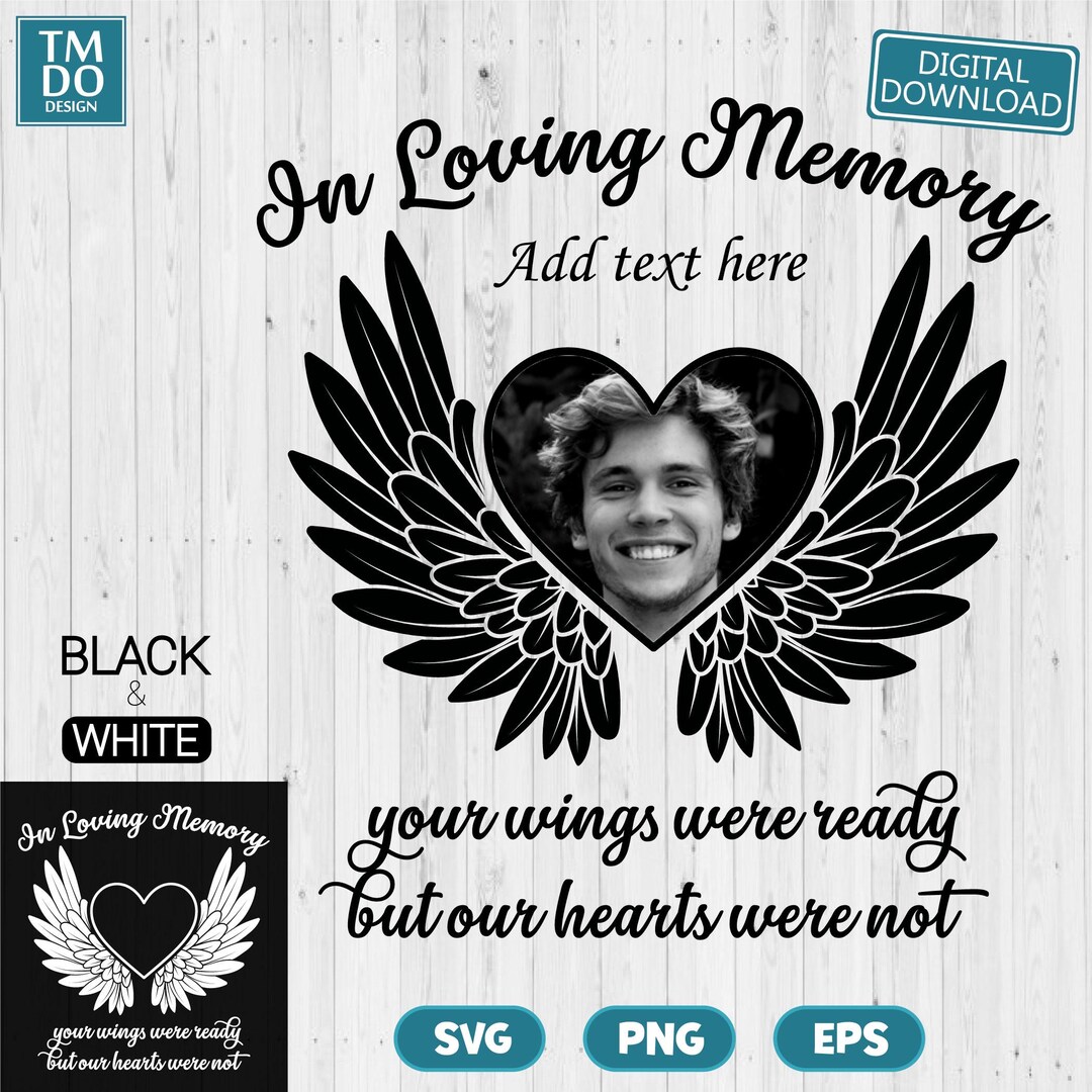In Loving Memory PNG, Memorial PNG, in Memory Svg - Etsy