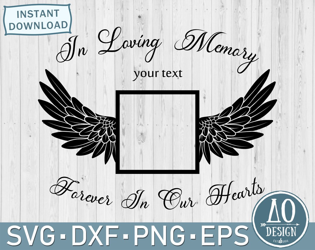 In Loving Memory SVG, Memorial Svg, Rip Svg, in Memory Svg, Rest in ...