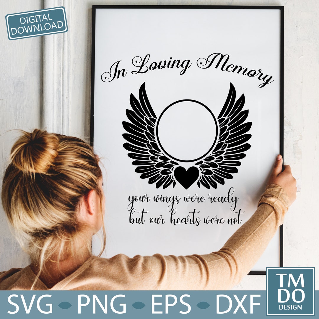 In Loving Memory SVG, Memorial Svg, Rest in Peace Svg, Rip Svg, in ...