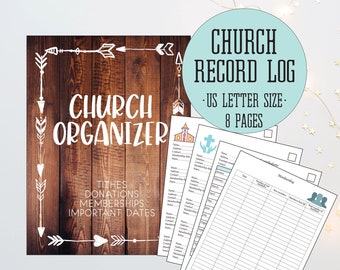 Church Membership Record Book - Etsy