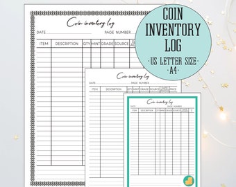 Coin Inventory - Etsy
