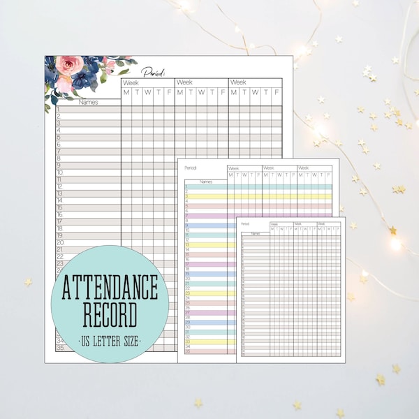 Attendance Posters - Etsy UK