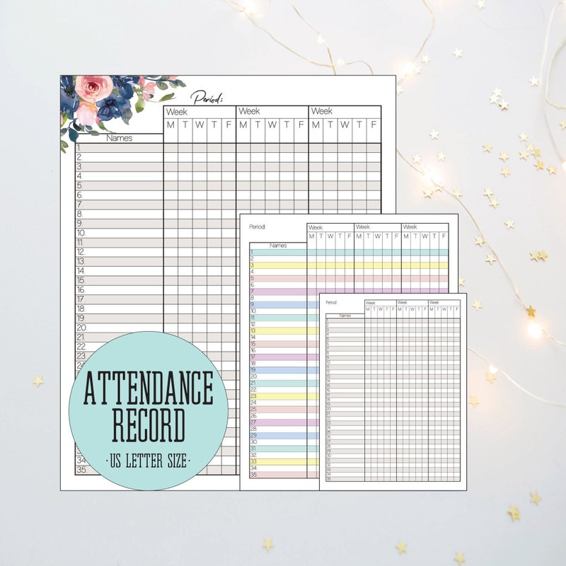 Attendance Posters - Etsy UK