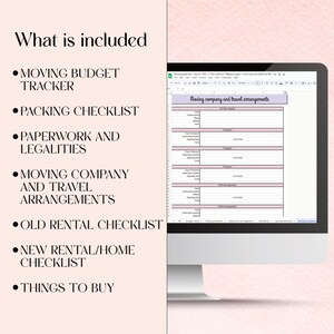 Moving Checklist and Expense Spreadsheet, Editable Google Sheets ...