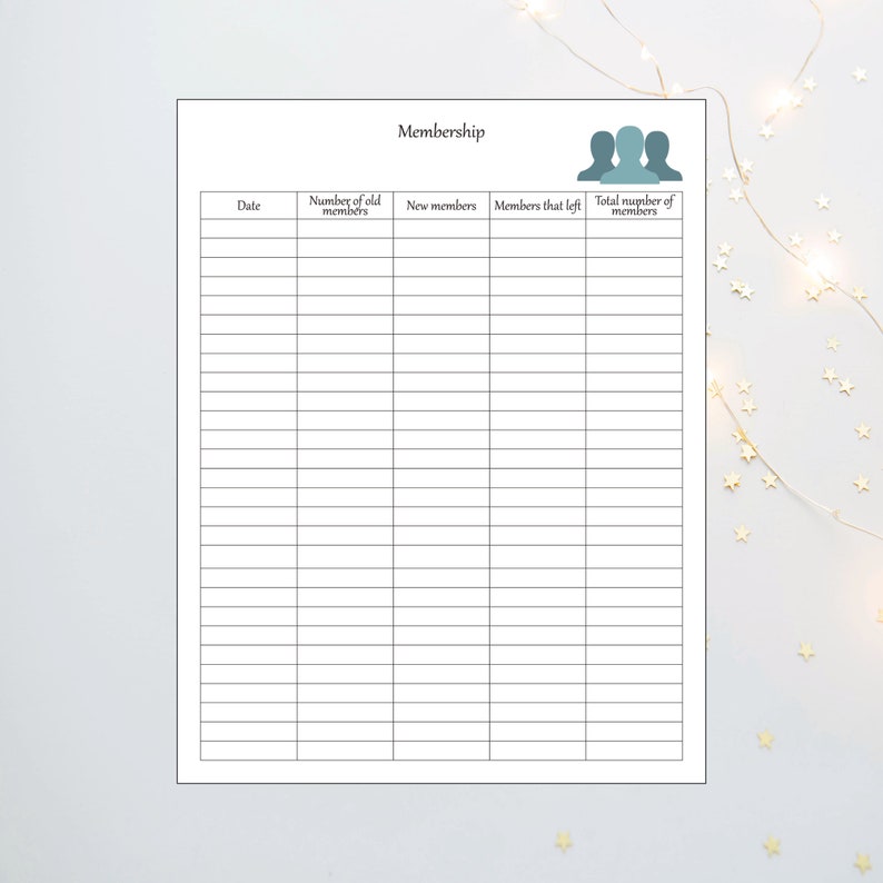 Church Record Book, Tithe Log, Donations Tracker, Membership Tracker ...