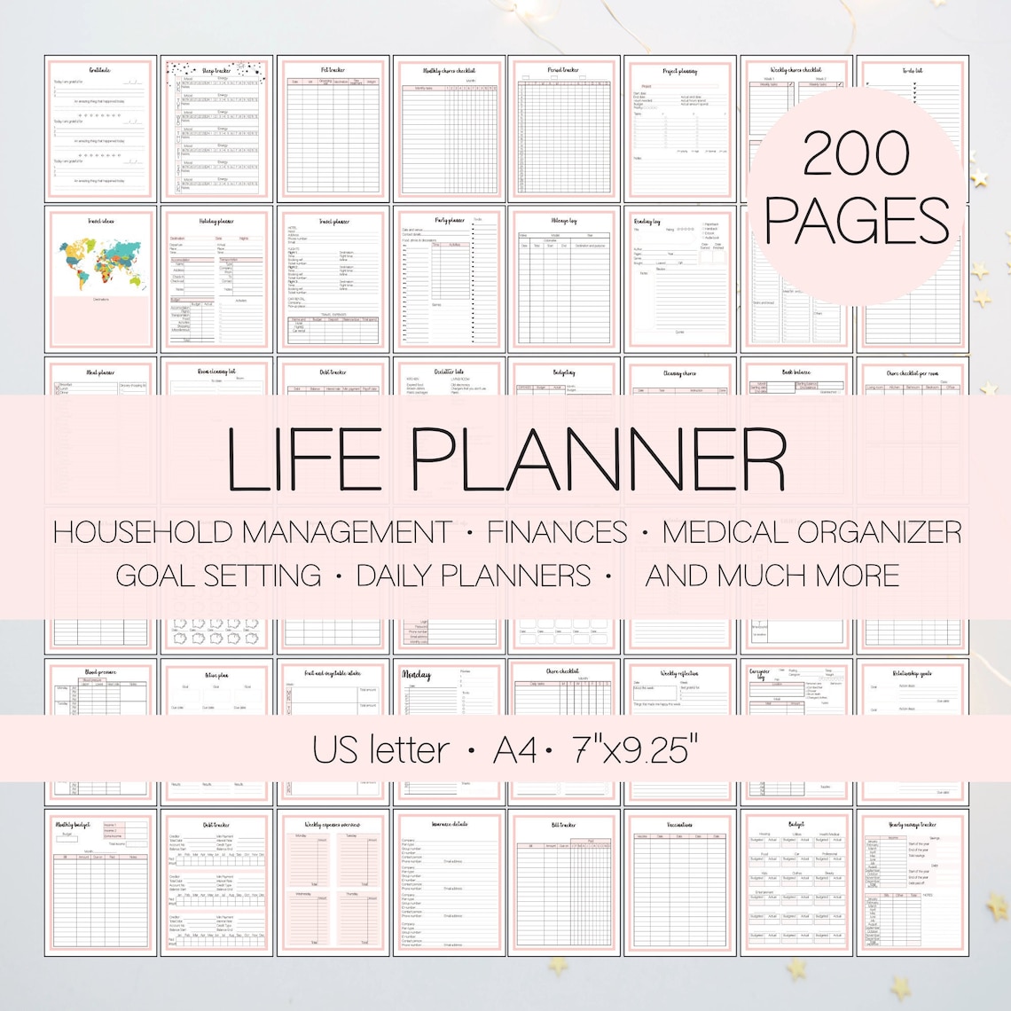 All in One Planner Printable Ultimate Planner for Students - Etsy