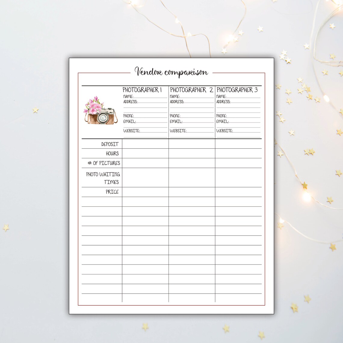 Quinceañera Planner, Quince Planning Checklist, Quinceañera Templates ...