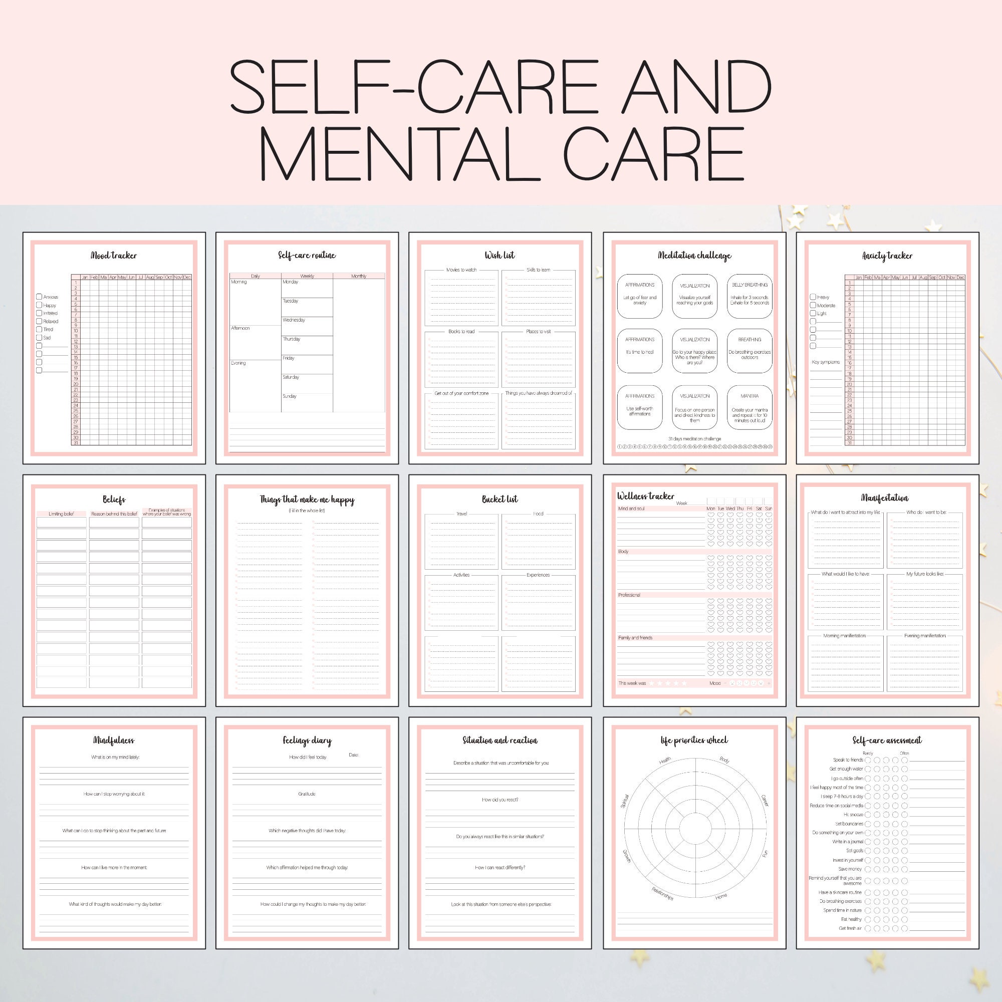 All in One Planner Printable, Ultimate Planner, for Students and Adults ...
