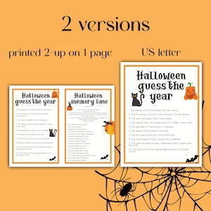 Halloween Games Bundle, Printable Spooky Halloween Party Games for ...