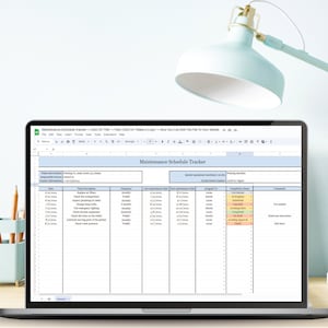Maintenance Schedule Tracker, Maintenance Planner, Facilities ...