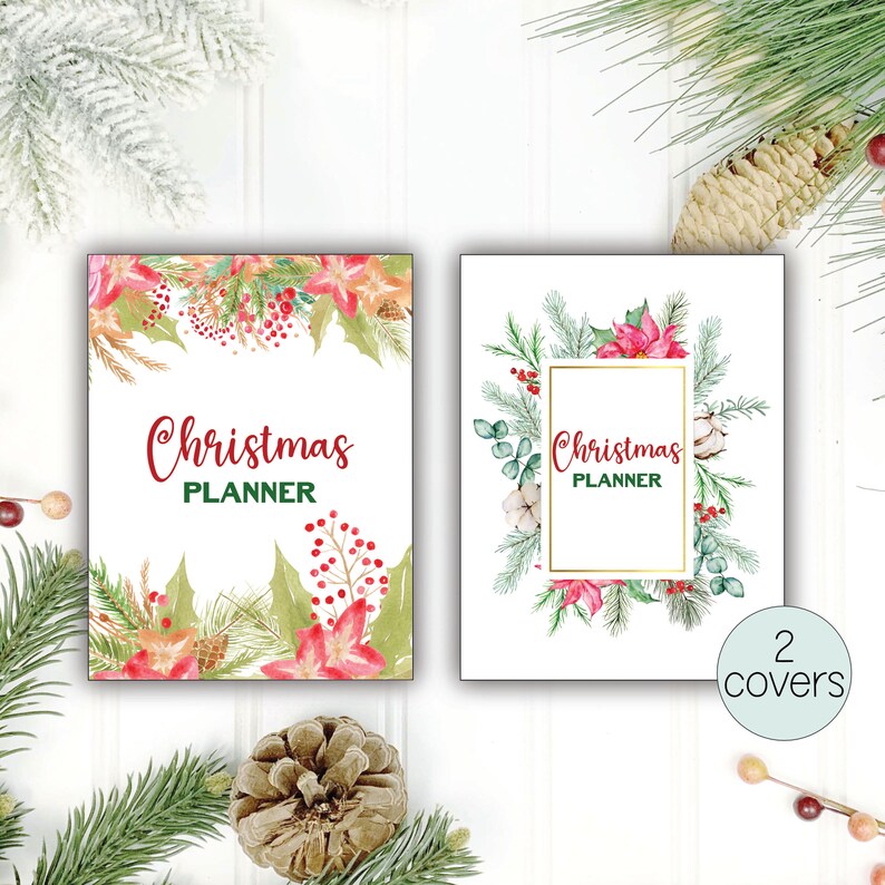 Christmas Planner Printable, Holiday Planner, Planner Inserts ...