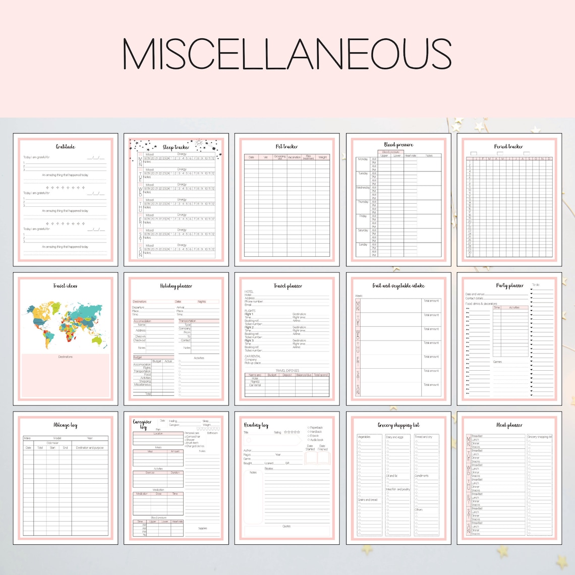 All in One Planner Printable Ultimate Planner for Students - Etsy