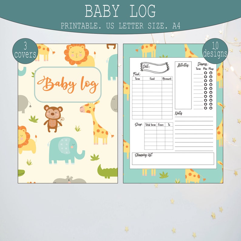 Baby Log PRINTABLE Childcare Log INSTANT DOWNLOAD Nanny - Etsy Baby Log PRINTABLE Childcare Log INSTANT DOWNLOAD Nanny - Etsy