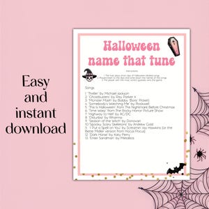 Halloween Games Bundle - Printable Pink Party Games for Adults & Teens ...