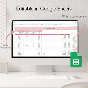 Quinceañera Budget Planner, Editable in Google Sheets, Quince Budgeting ...